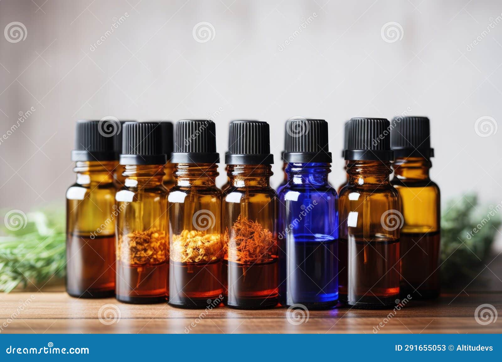 A Stack of Different Homeopathic Remedy Storage Bottles Stock Image ...
