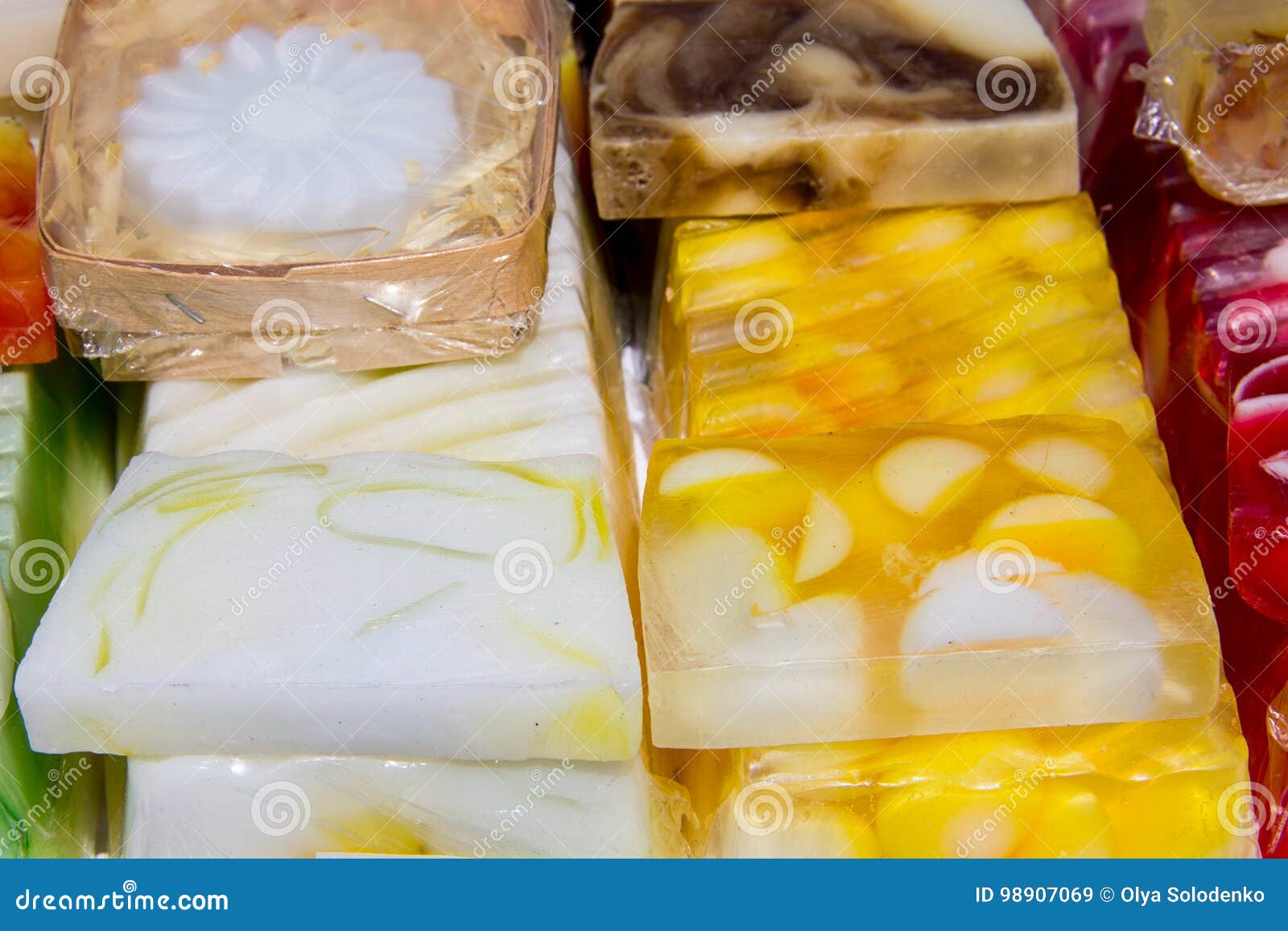Stack of Different Natural Handmade Soaps Stock Image - Image of ...