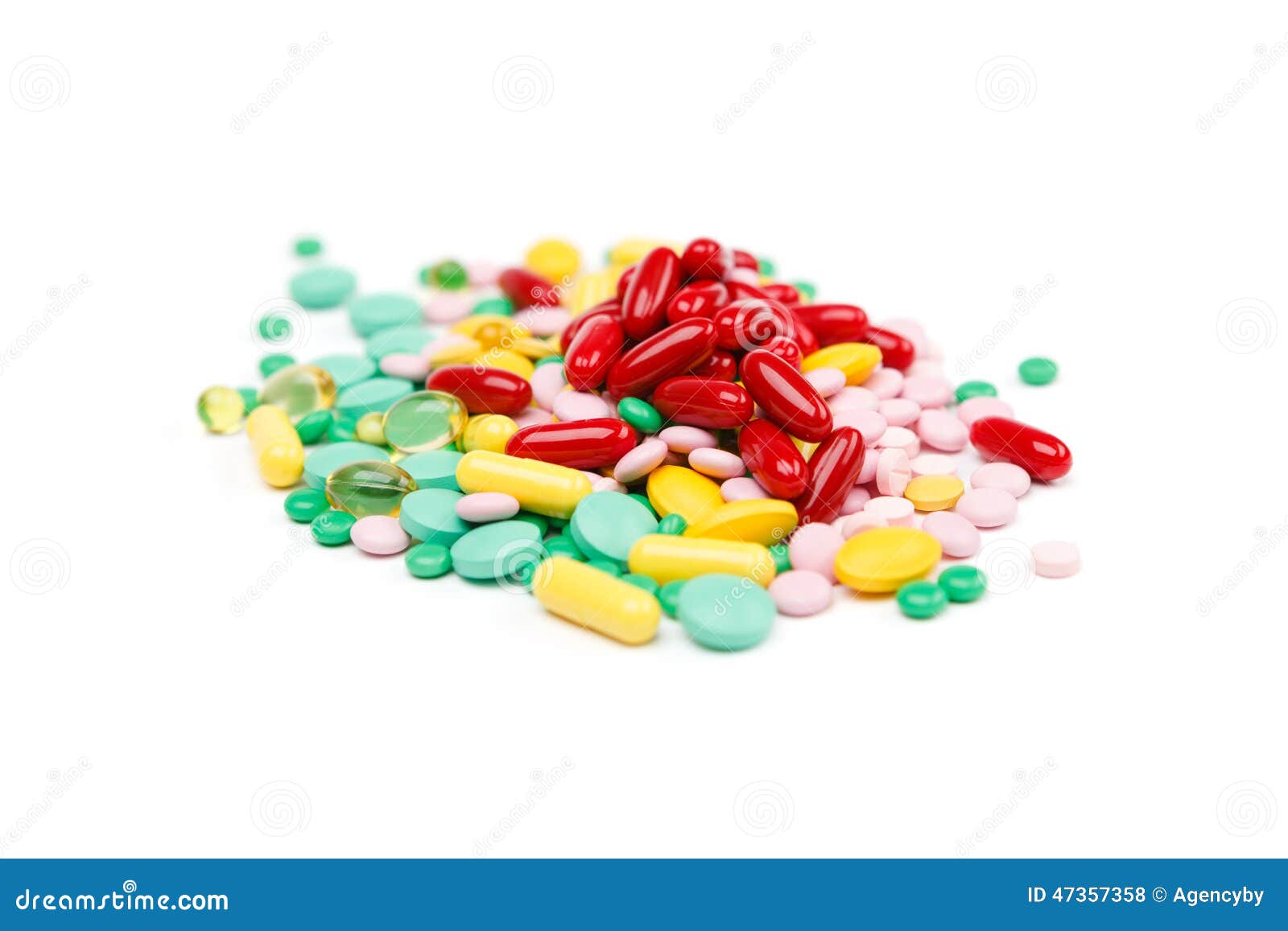 Stack of different pills stock photo. Image of drug, nutritional - 47357358