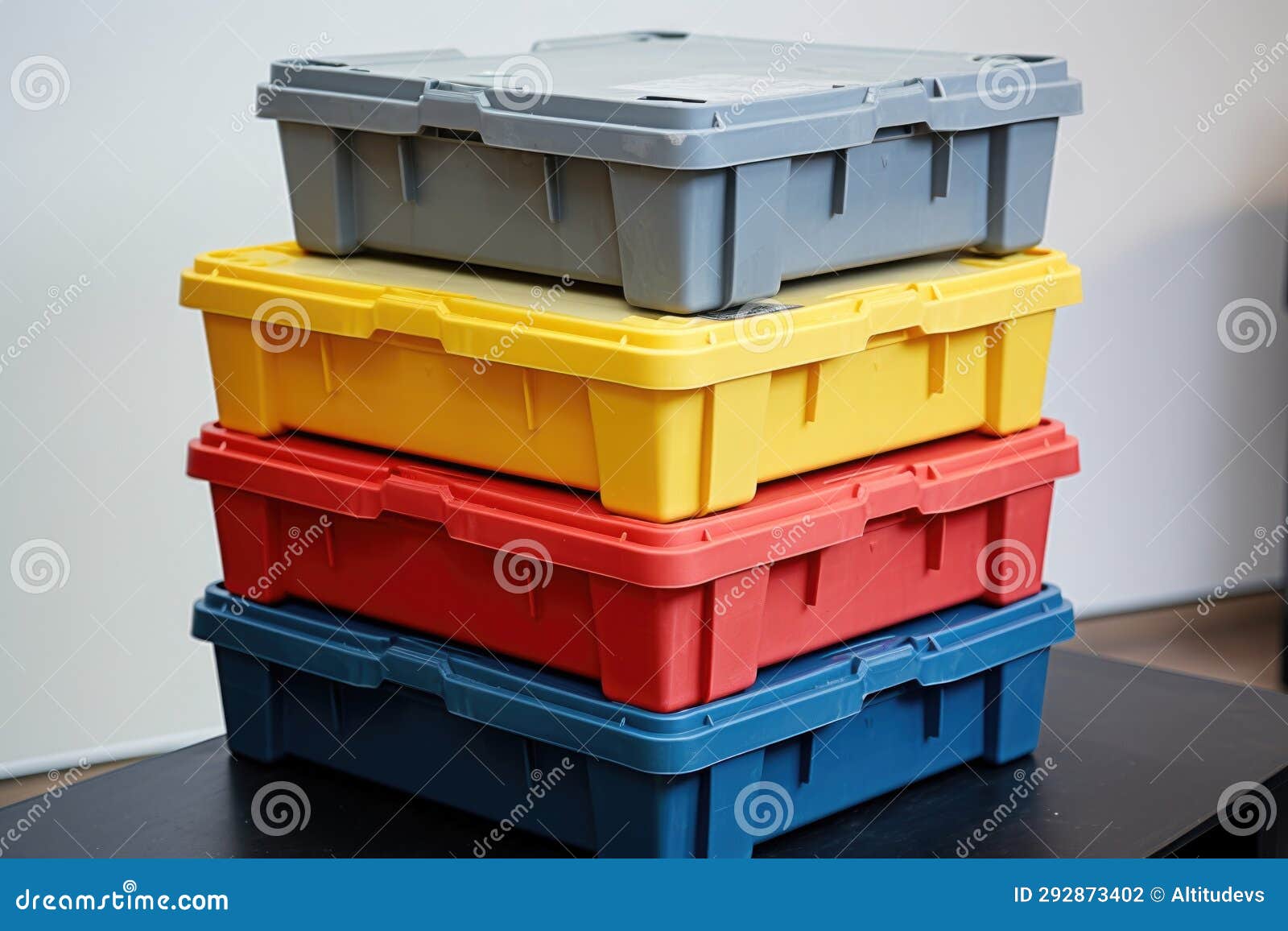 Stack of Different Sized Thermal Boxes Commonly Used for Transport ...