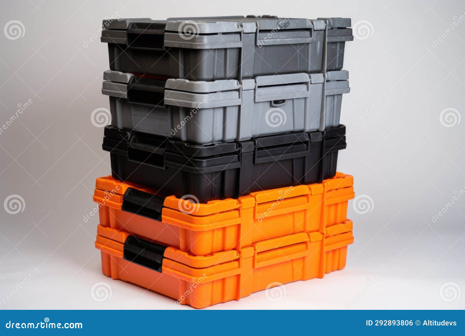 Stack of Different Sized Thermal Boxes Commonly Used for Transport ...