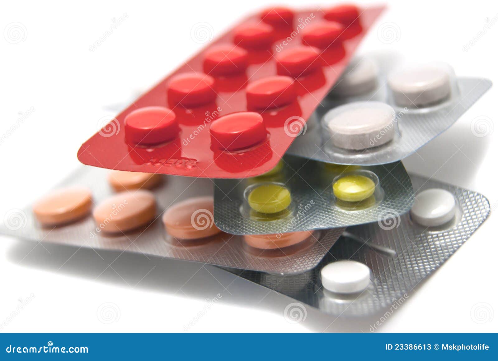 Stack of different tablets stock image. Image of pain - 23386613