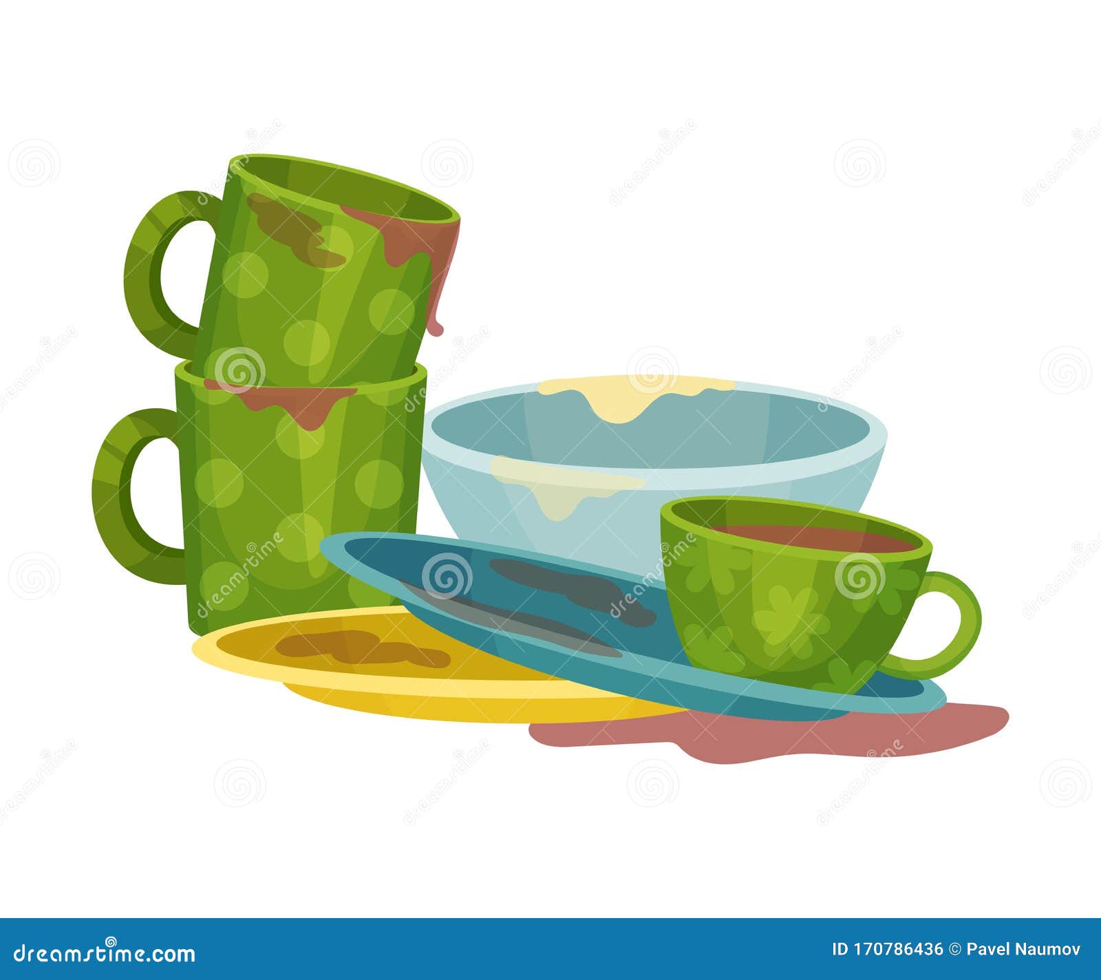 Stack Of Dishes Clip Art
