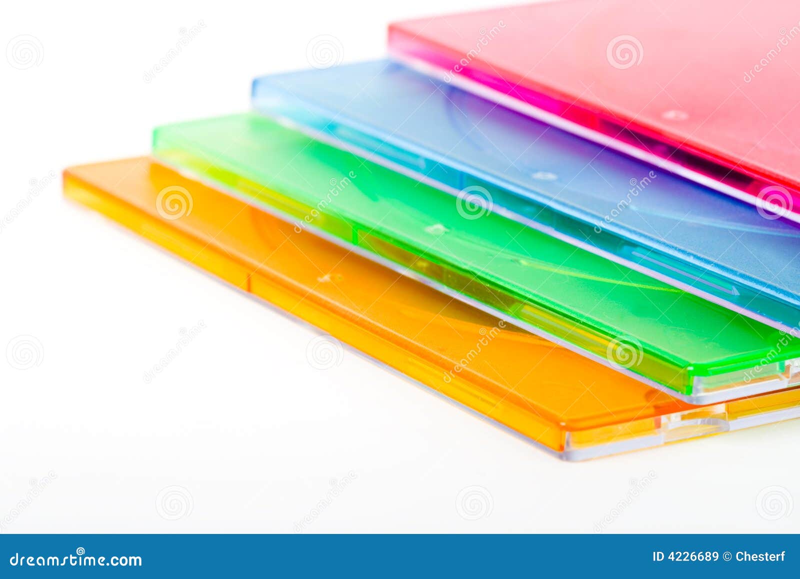 Stack Of Disc Boxes Picture. Image: 4226689