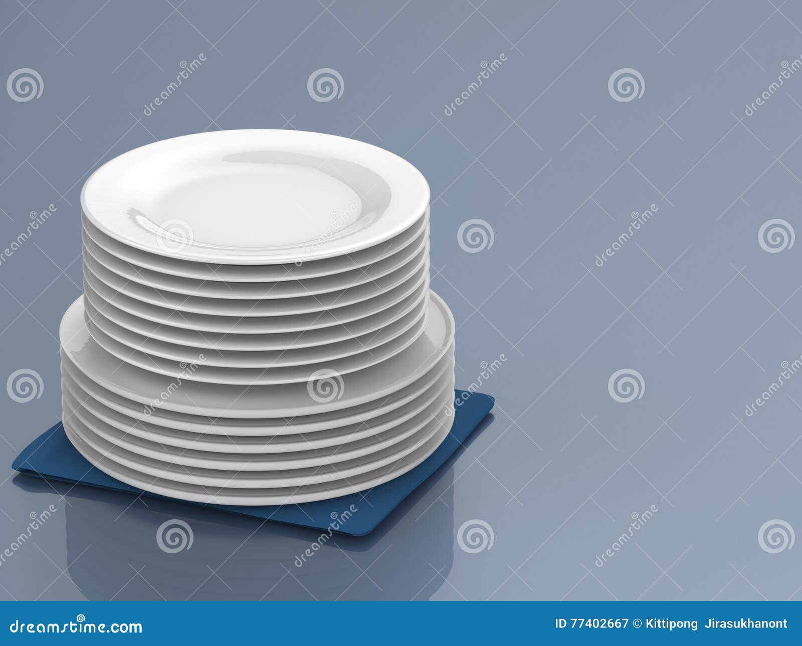 Stack of dishes stock image. Image of shiny, dish, simplicity - 77402667