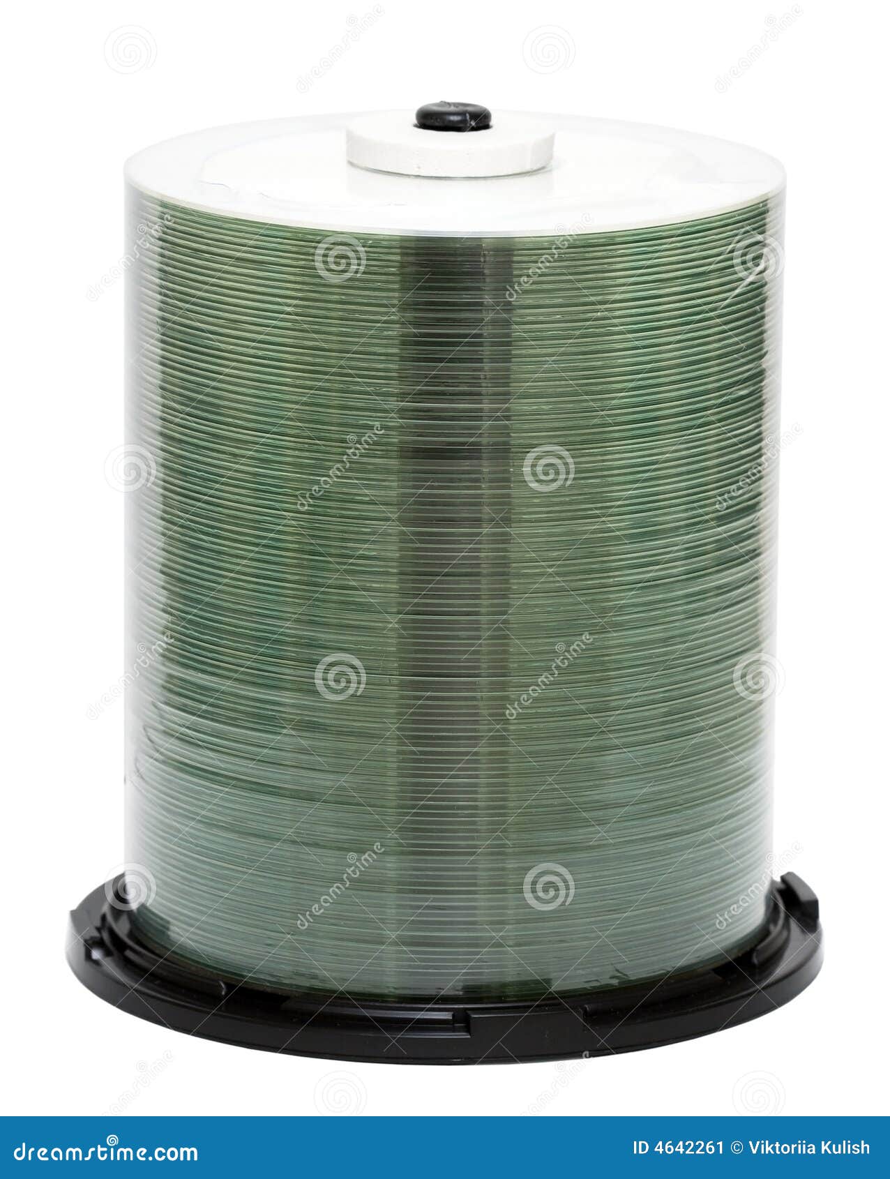 Stack of disks isolated stock image. Image of record, gigabytes - 4642261