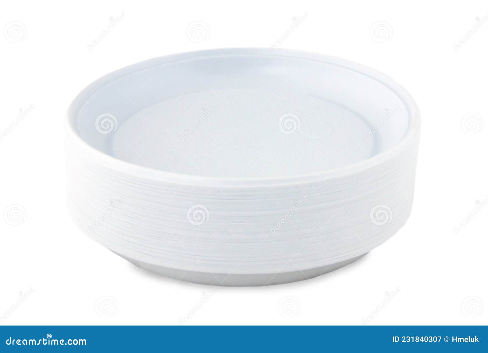 Stack of Disposable Plastic Plates Stock Image - Image of empty, food ...