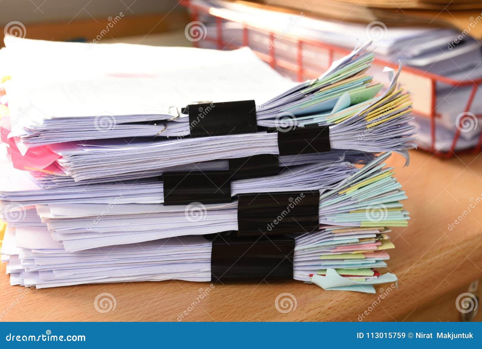 Stack Document stock image. Image of paperwork, files - 113015759