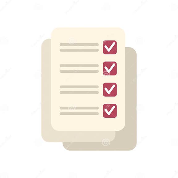 Stack of Documents with Check Marks Representing Completed Tasks Stock ...