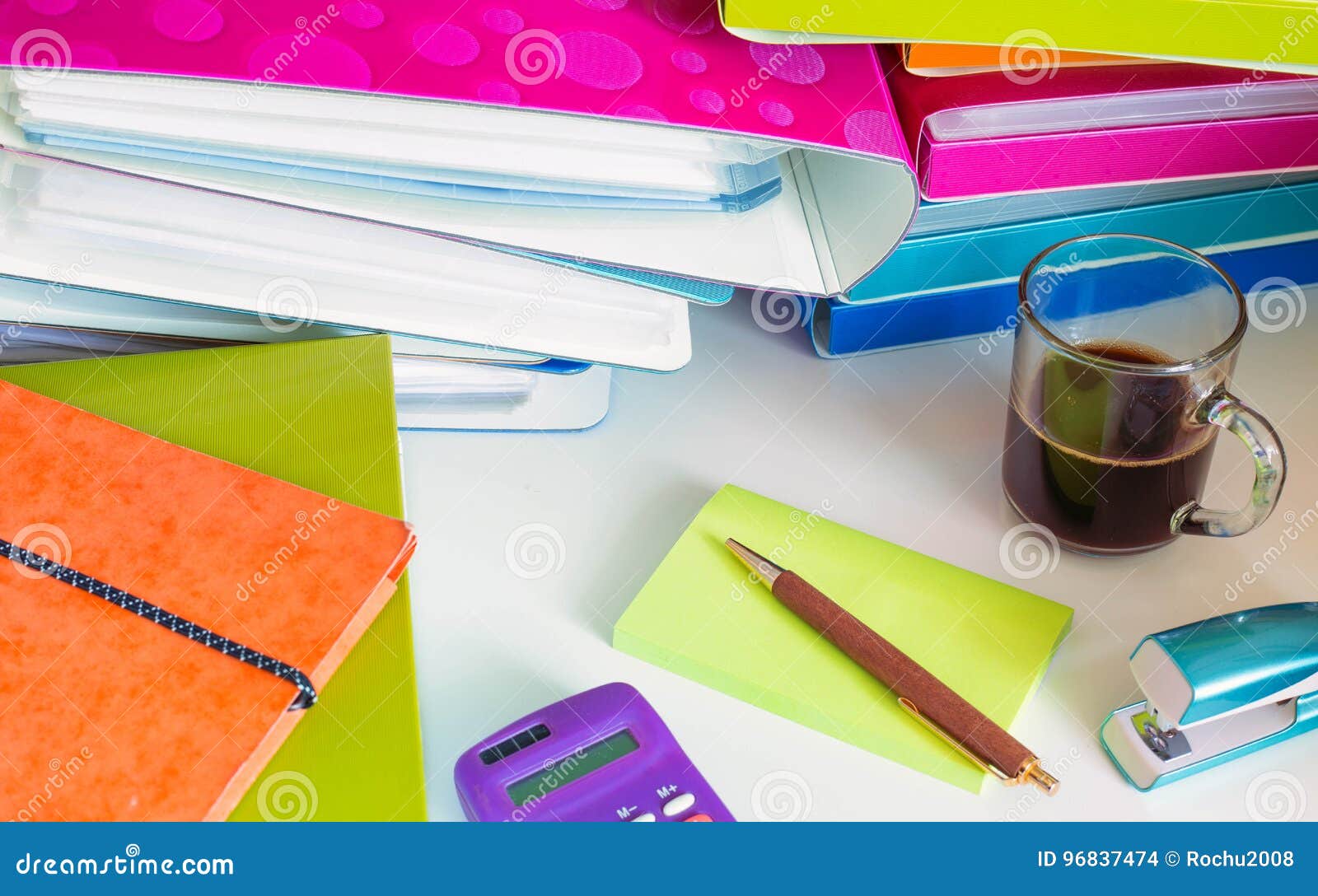 Stack of Documents the Concept of Office Stock Photo - Image of ...