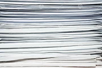 Stack of Documents or Files, Overload of Paperwork Stock Image - Image ...