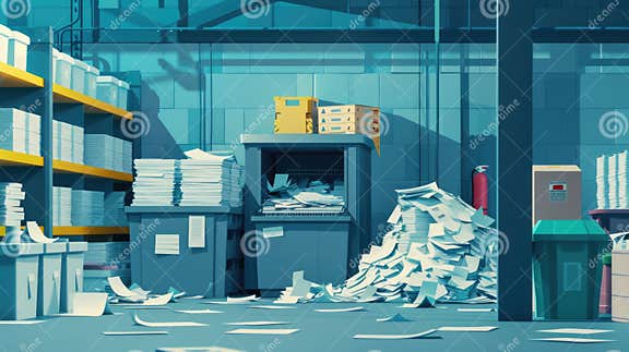 A Stack of Documents or Files Scattered on the Ground, Possibly ...