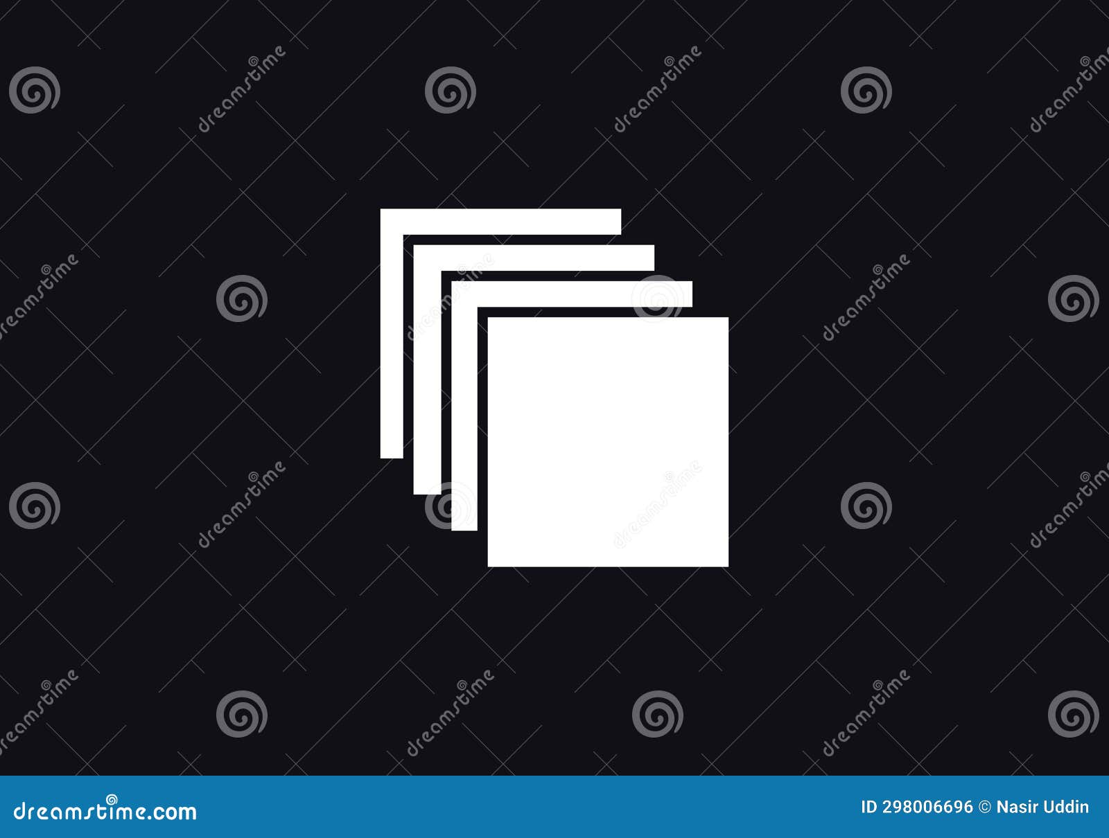 Stack of Documents Icon and Symbol Vector Illustration Template on ...