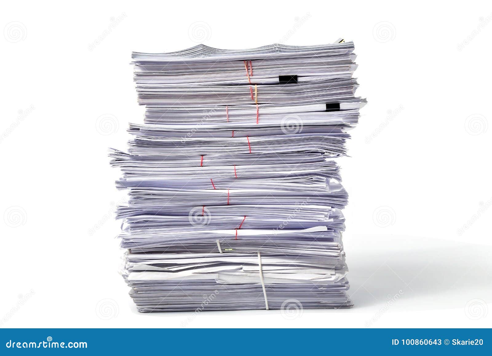 Stack of Documents stock image. Image of material, workload - 100860643