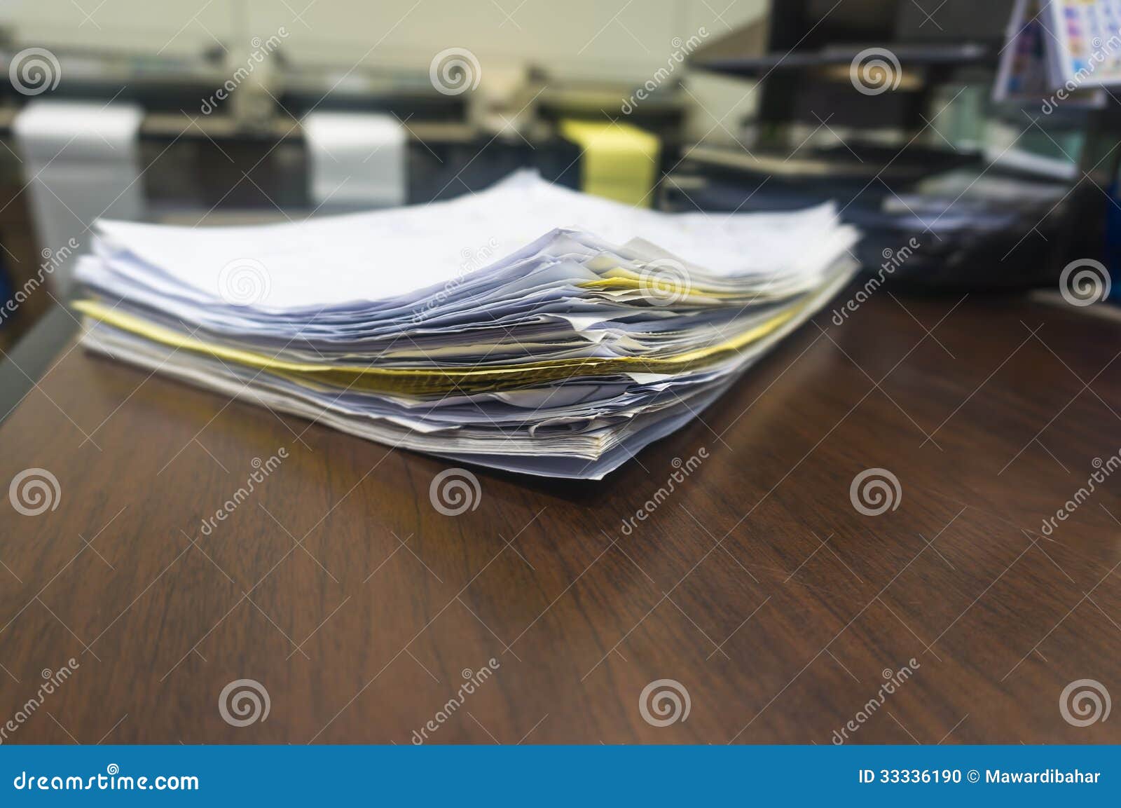 Stack documents stock photo. Image of organization, college - 33336190