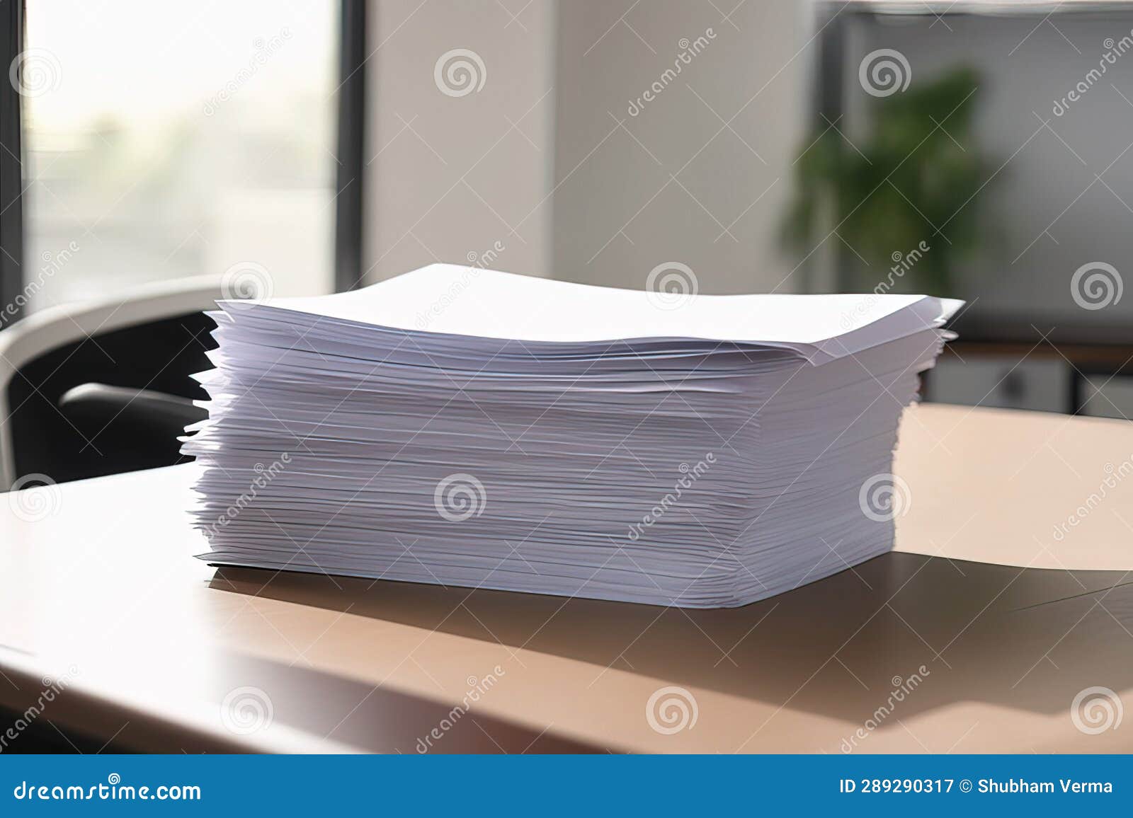 Stack of Documents on Table in Officestack of Documents on Table in ...