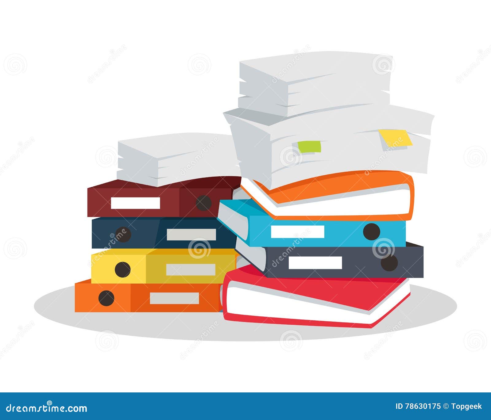Stack Of Documents Clipart