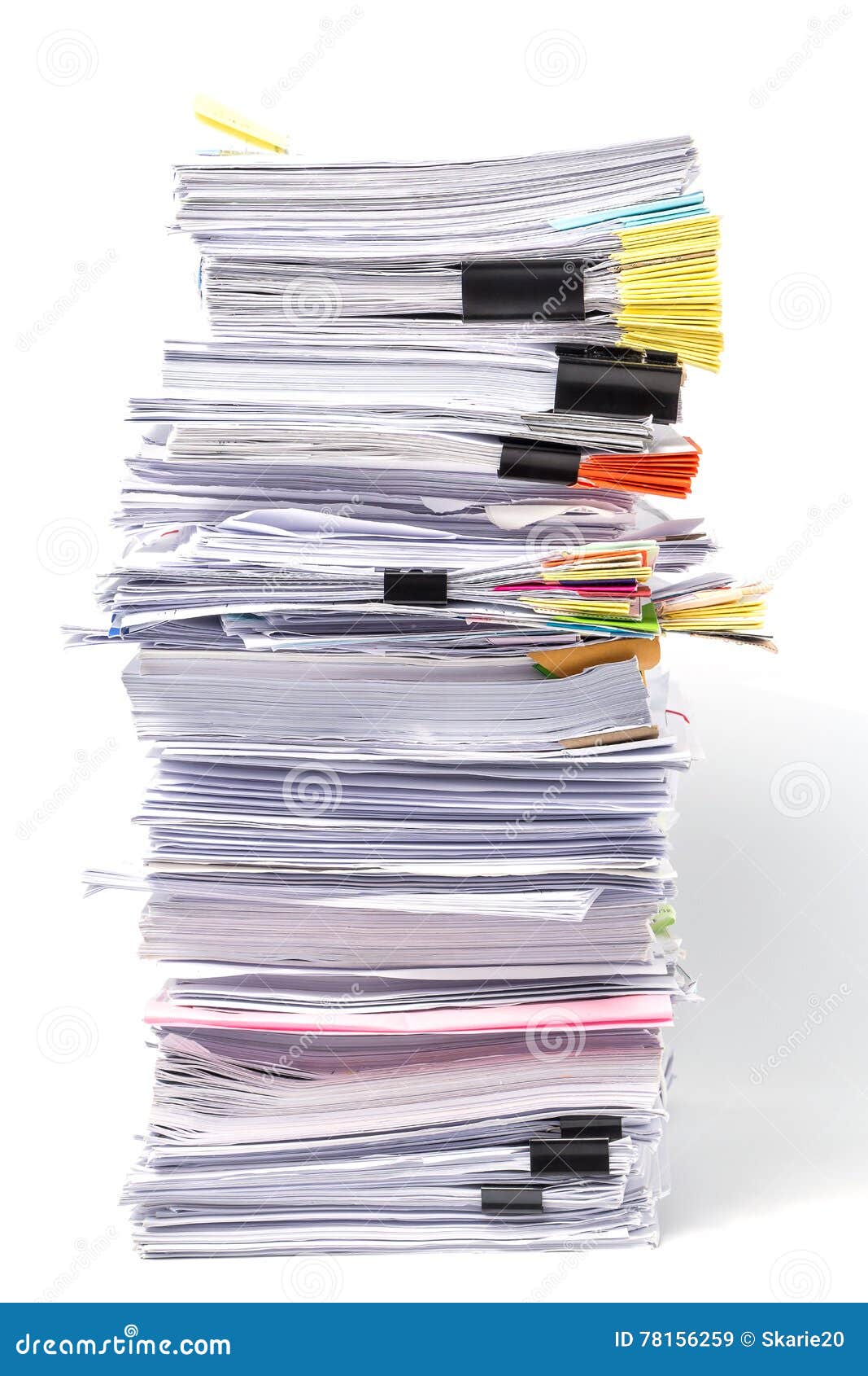 Stack of Documents stock image. Image of close, sheet - 78156259