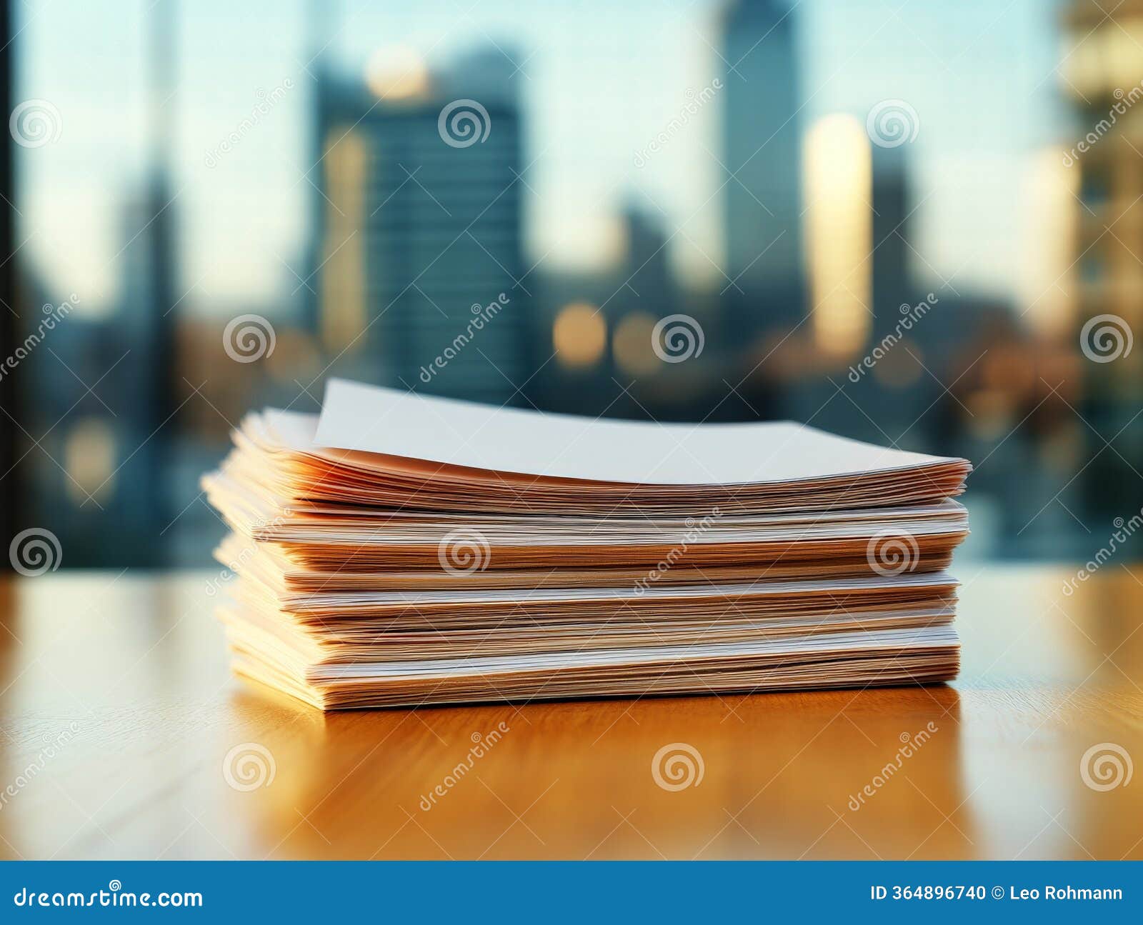 Paperwork Organization Concept Banner For Internet Vector Illustration ...