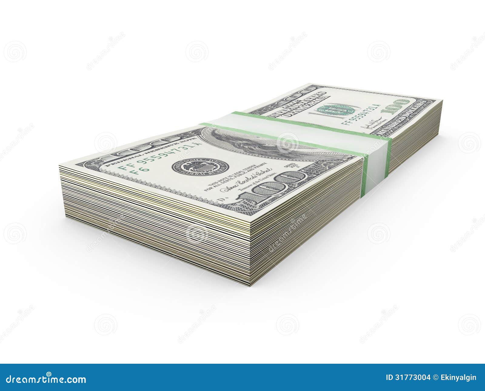 Stack of Dollar Bills stock photo. Image of bill, rich - 31773004