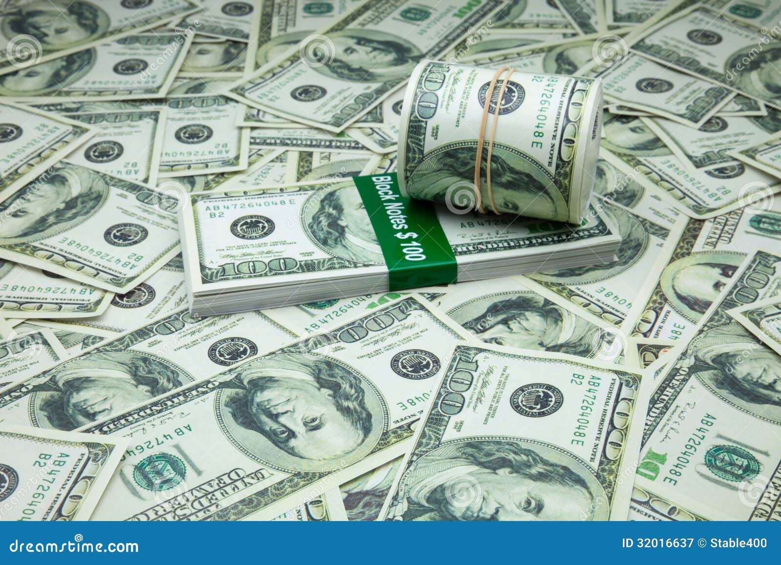 Stack of Dollar stock image. Image of american, abundance - 32016637