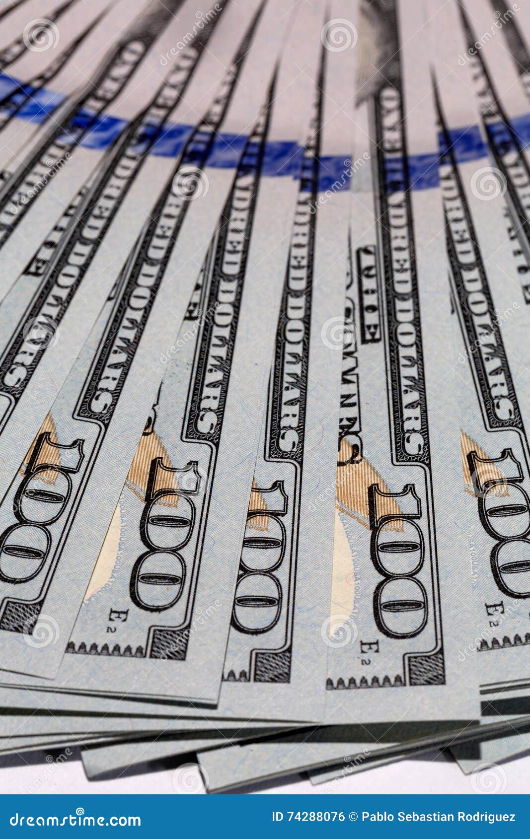 Stack of dollars stock photo. Image of dollars, bill - 74288076