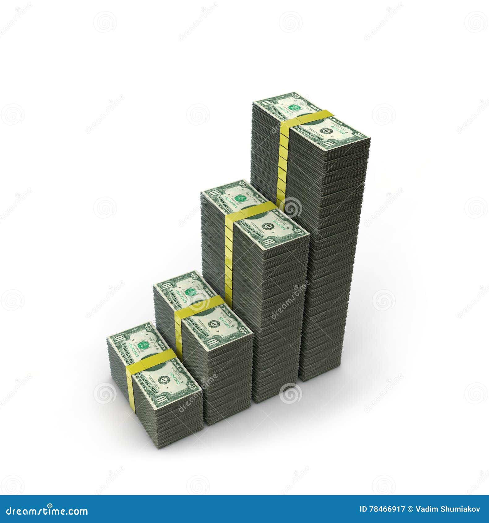 Stack Of Dollars Icon Color Outline Vector | CartoonDealer.com #233071692