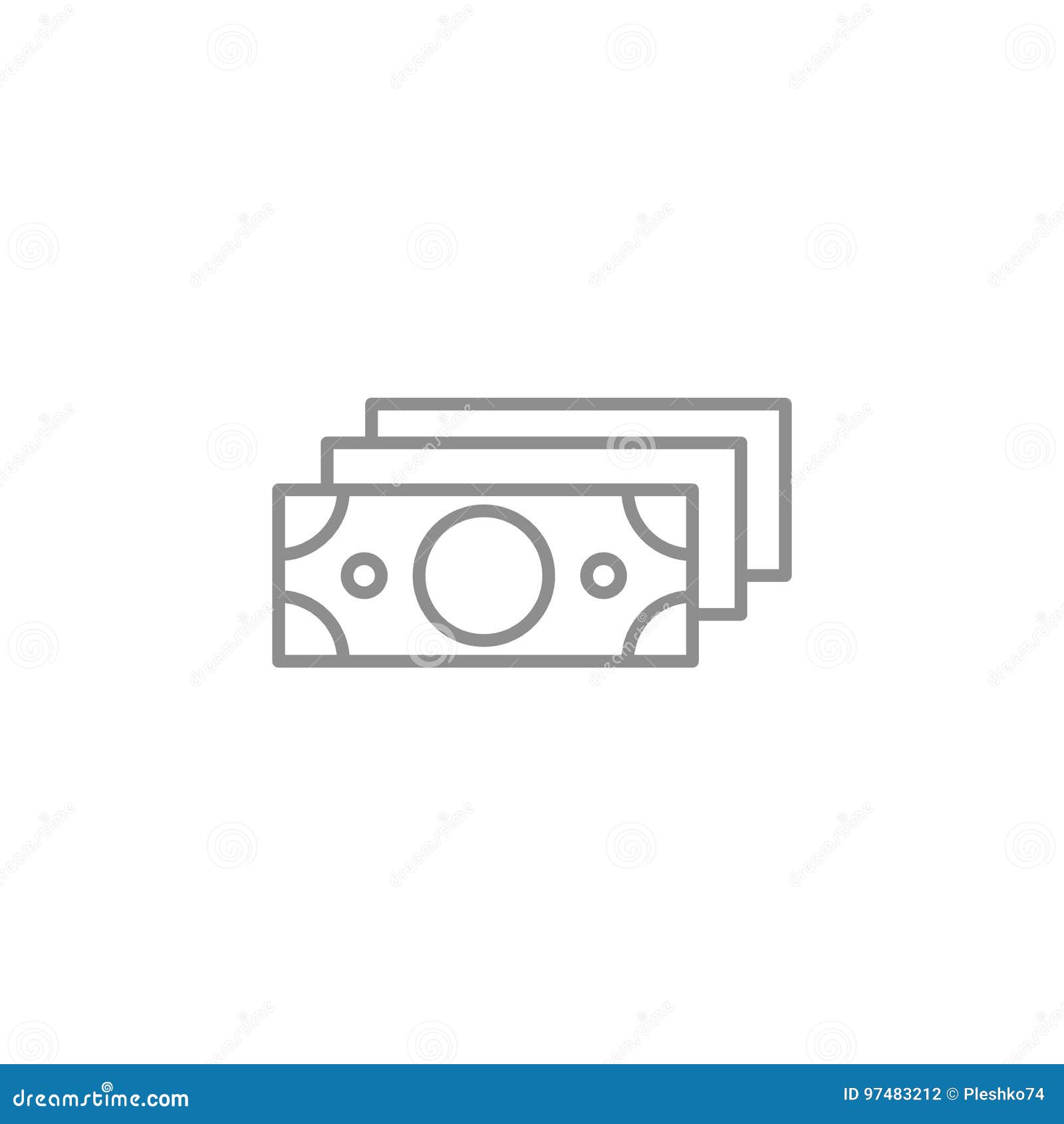 Line Drawing Money Stack Stock Illustrations – 850 Line Drawing Money ...