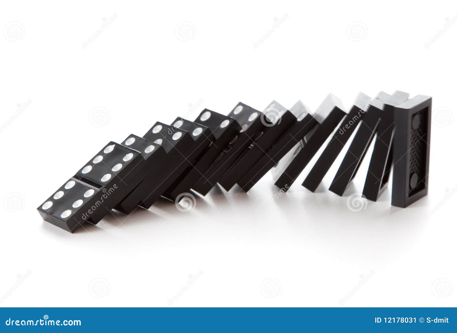 Stack of dominoes falling stock image. Image of playing - 12178031