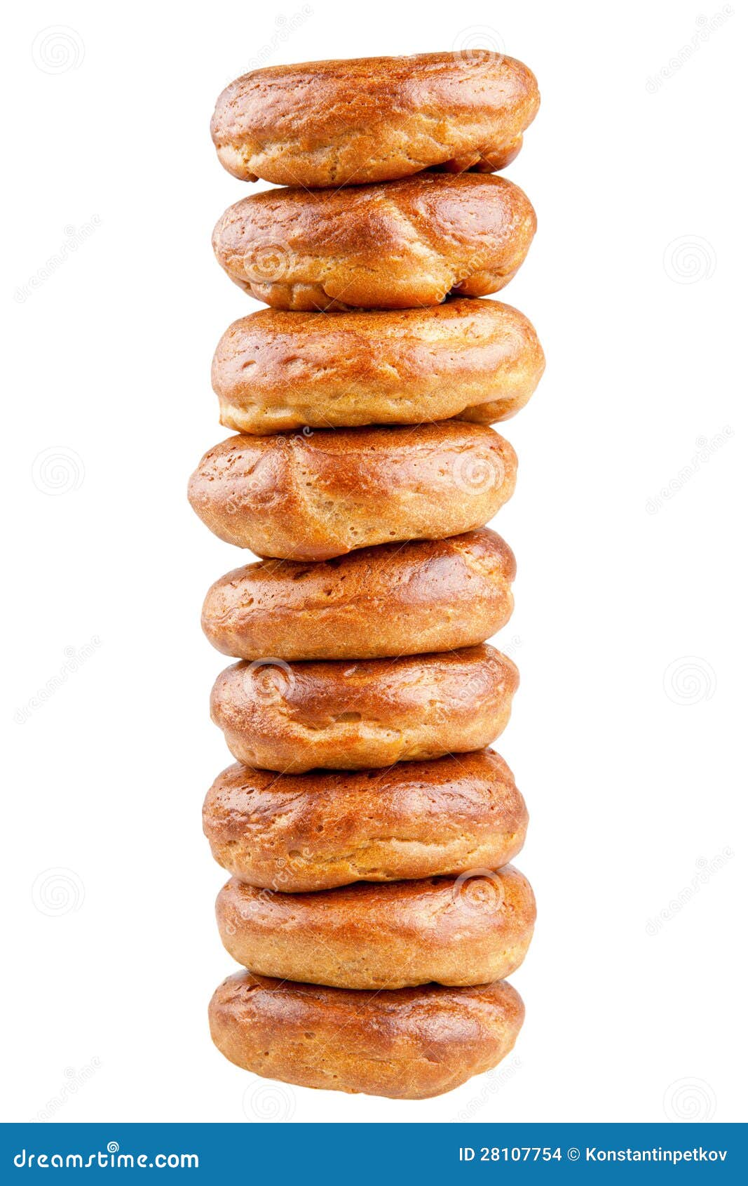 Stack of donuts stock photo. Image of fattening, dessert - 28107754