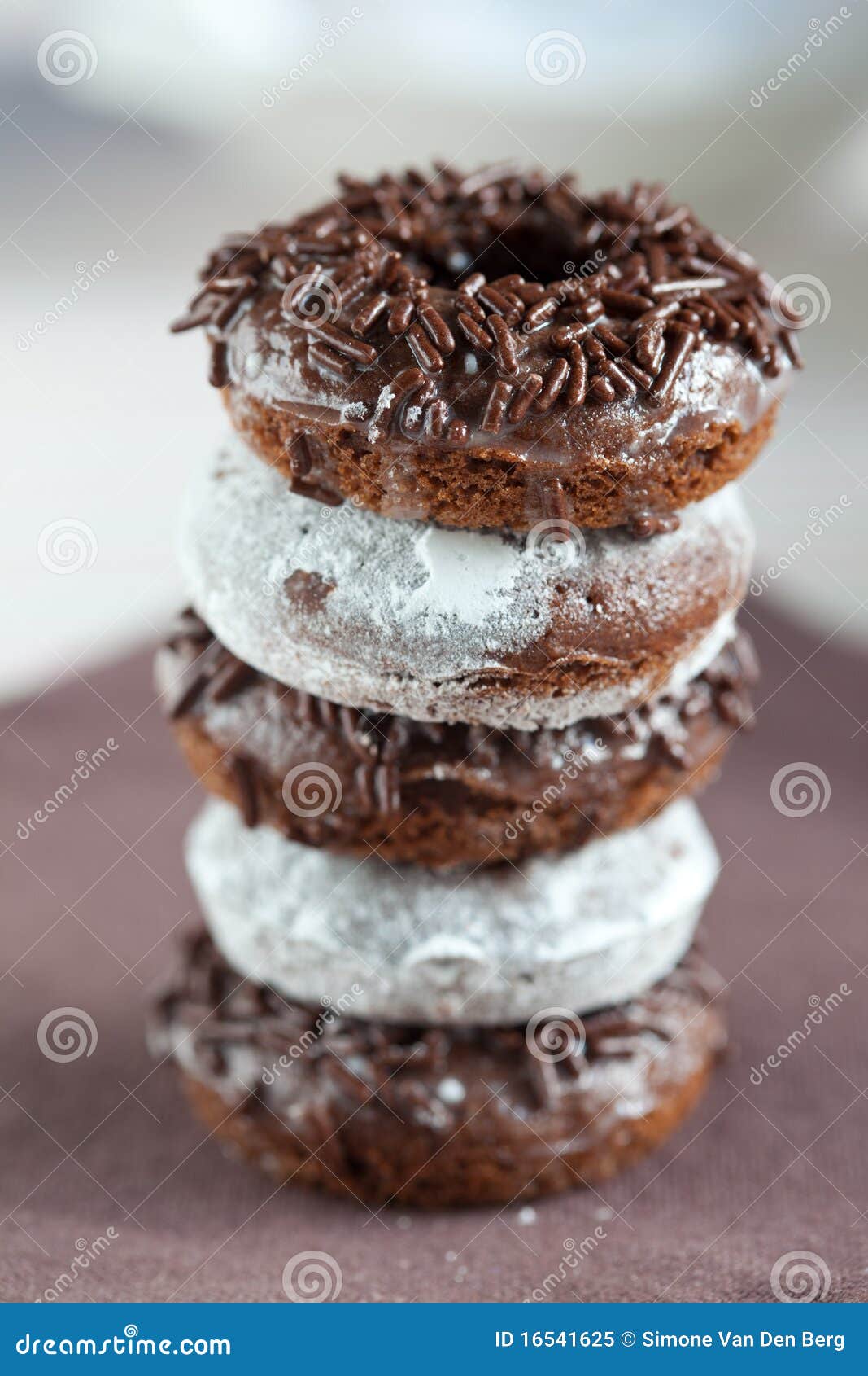 Stack of doughnuts stock image. Image of stack, doughnut - 16541625