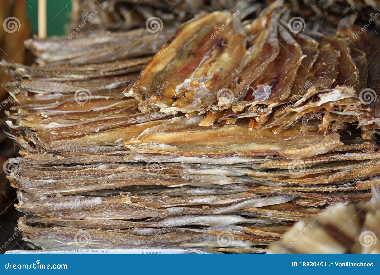 Stack of Dried fishes stock image. Image of hungry, crispy - 18830401