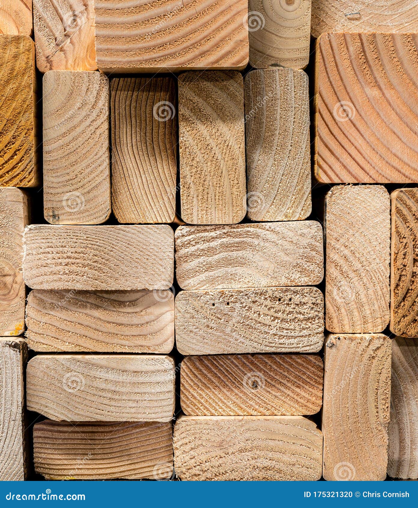Stacked Lumber Textures stock photo. Image of improvement - 175321320