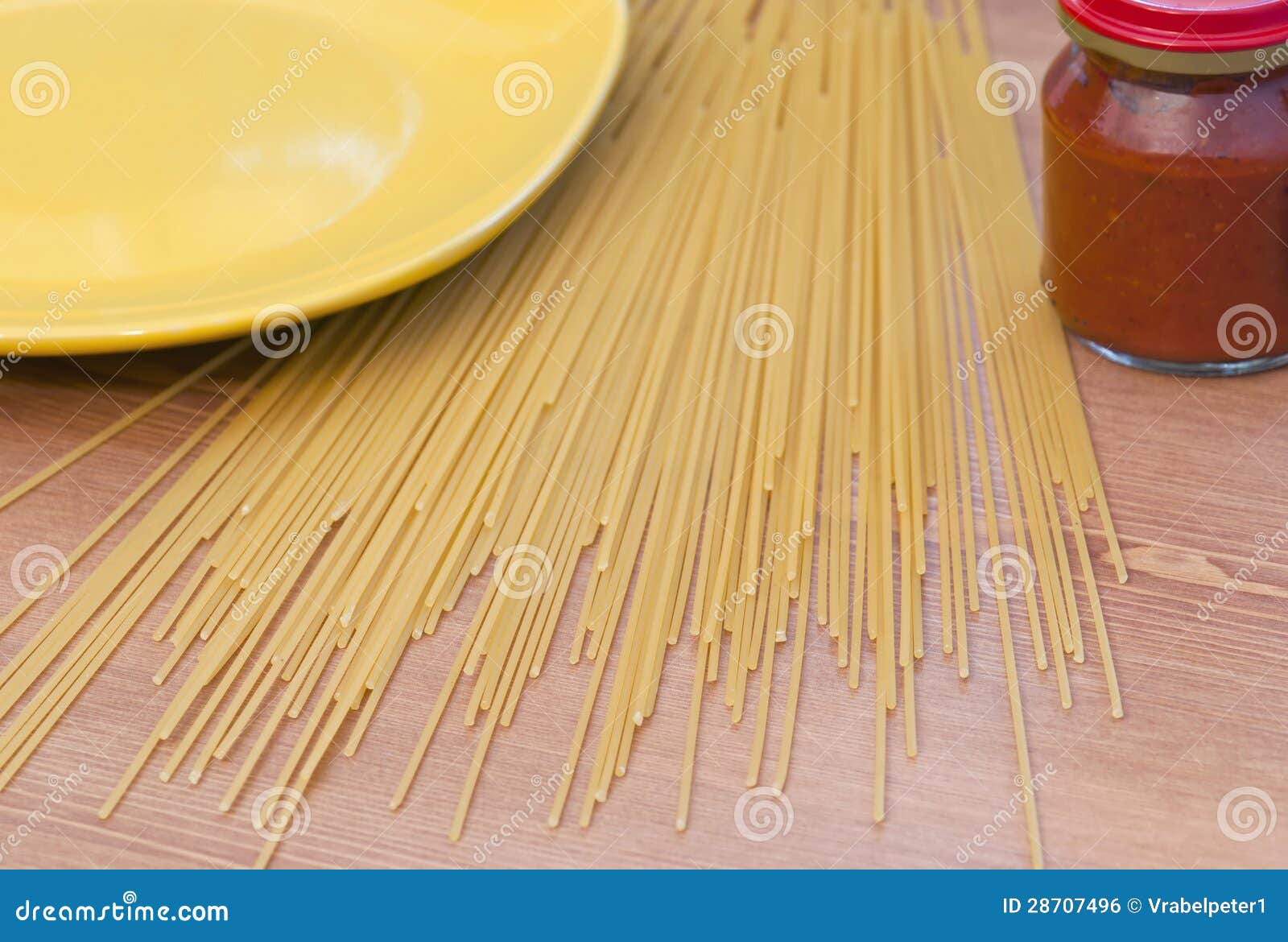 Stack of Dry Wholewheat Spaghetti Pasta. Stock Photo - Image of handle ...
