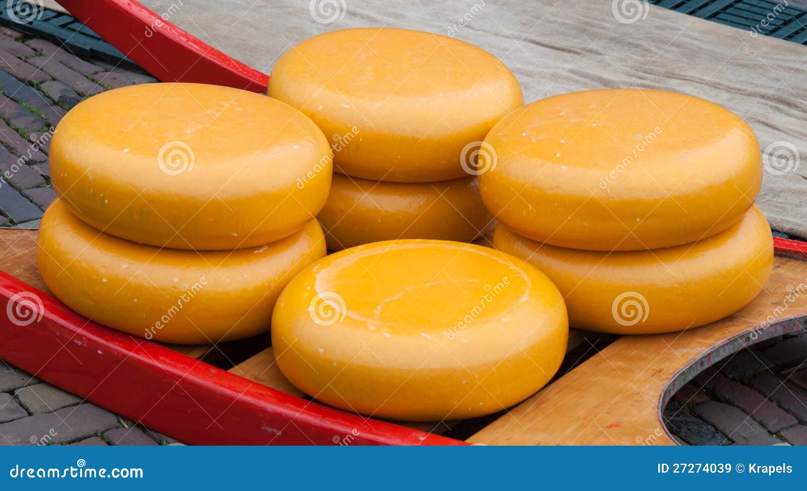 Stack of Dutch Cheeses stock image. Image of circle, culture - 27274039