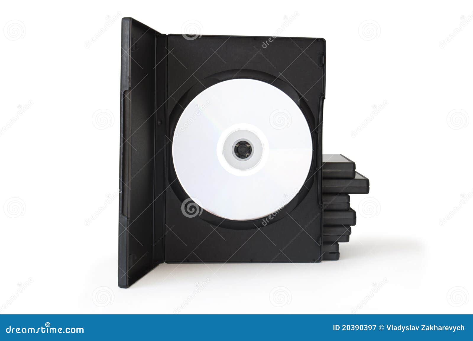 Stack of dvd boxes stock image. Image of isolation, personal - 20390397