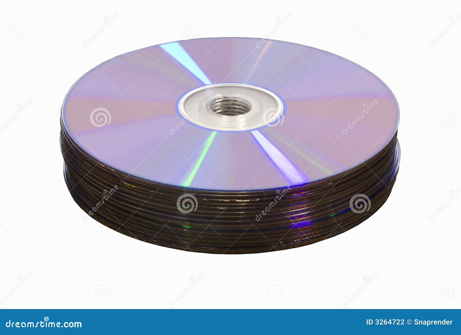 Stack of dvd cd media stock photo. Image of isolated, green - 3264722