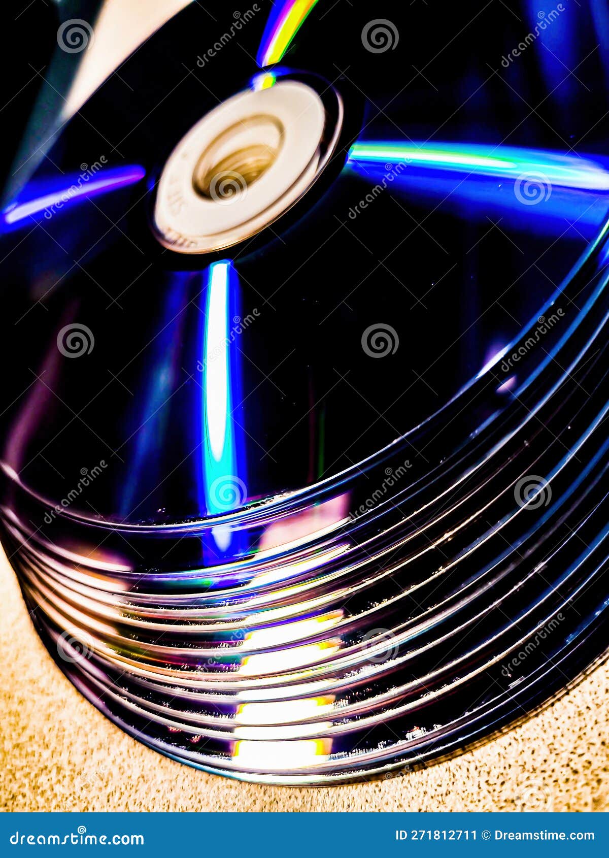 Stack of DVD s stock image. Image of folding, drive - 271812711