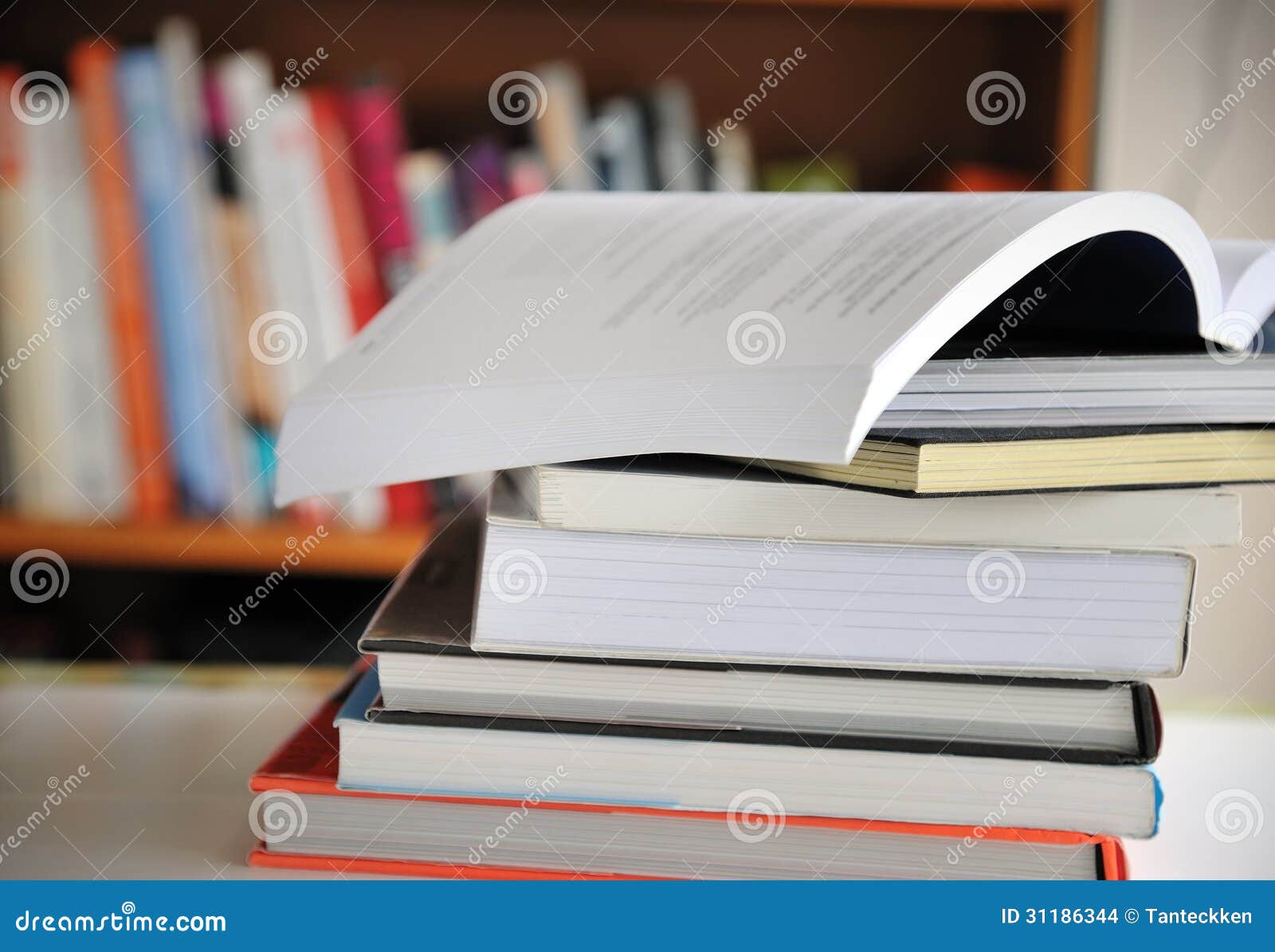 Stack of Education books stock photo. Image of literature - 31186344