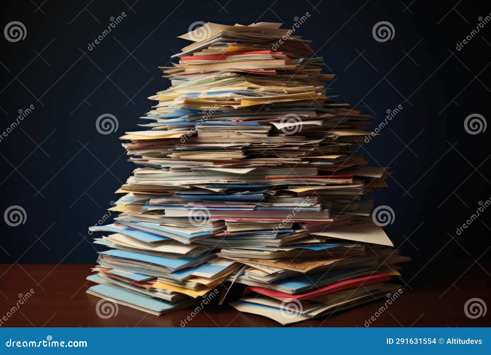A Stack of Employment Insurance Claim Forms Stock Photo - Image of ...