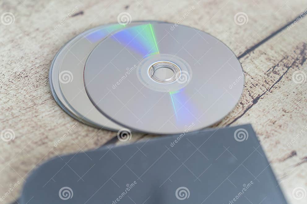 Stack of Empty Blu Ray Disks with Writter Stock Photo - Image of music ...