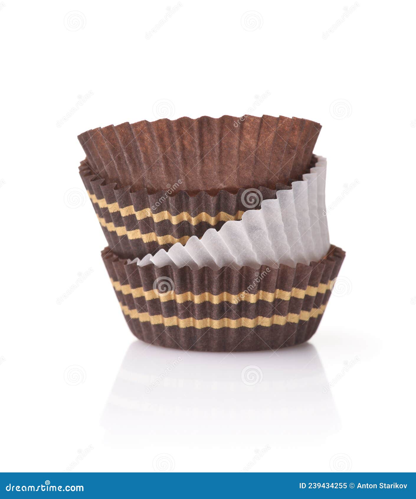 Stack of Empty Candy Paper Cups Stock Image - Image of empty, case ...
