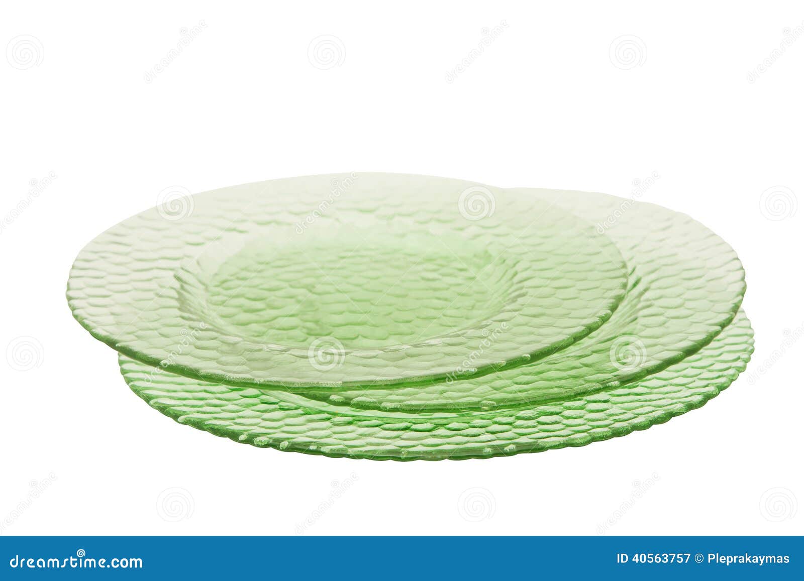 Stack of Empty Glass Plates Stock Image - Image of utensils, clear ...