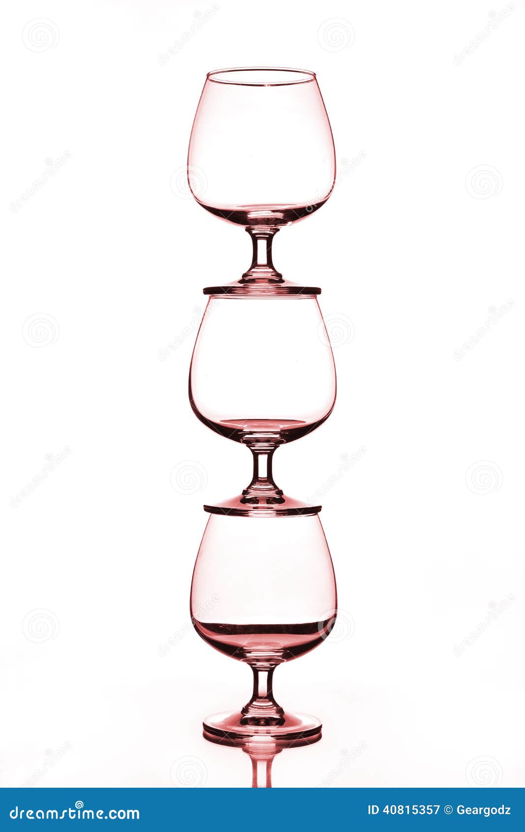 Stack of empty wine stock image. Image of crystal, elegance - 40815357