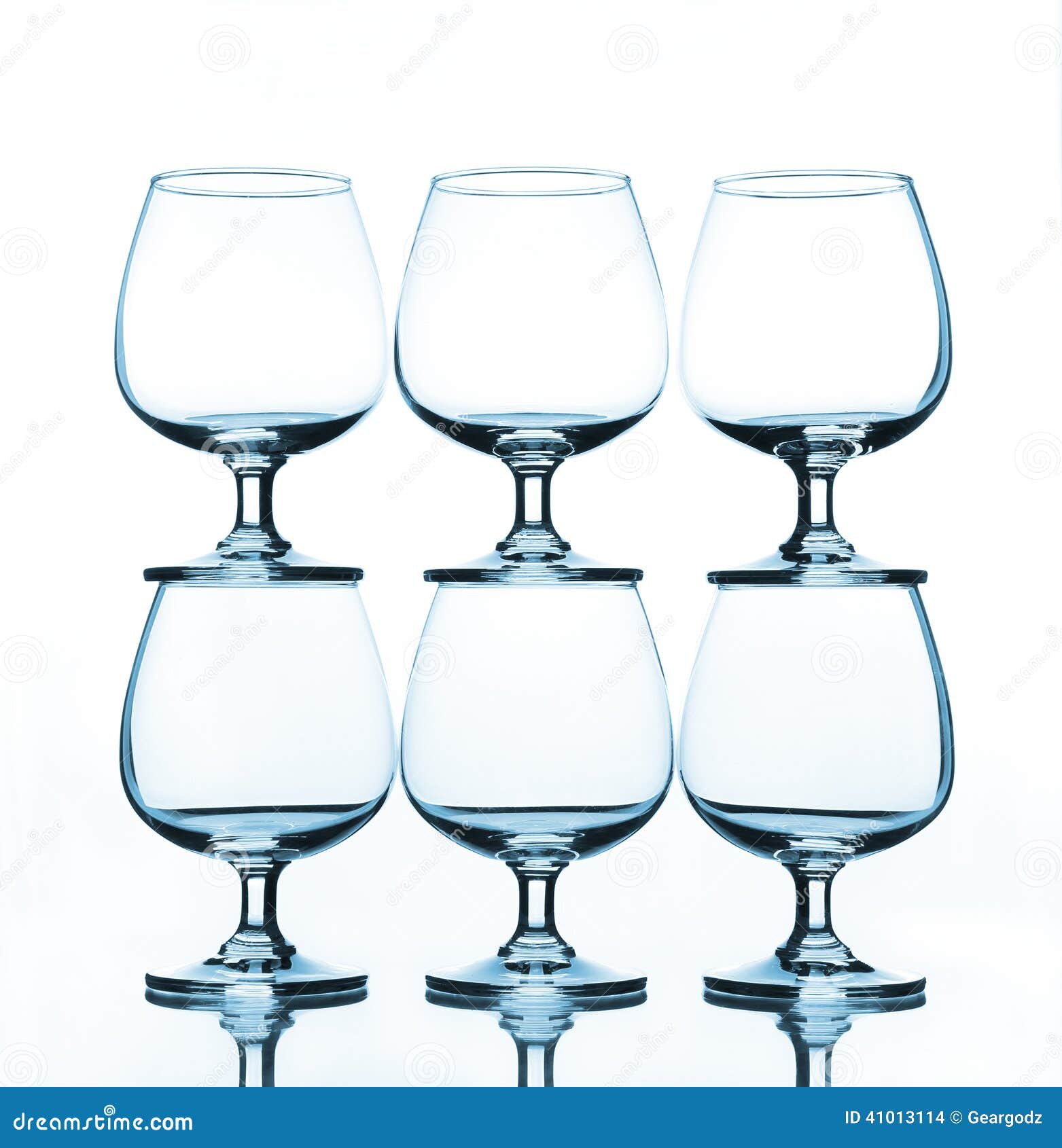 Stack of empty wine stock photo. Image of closeup, elegant - 41013114