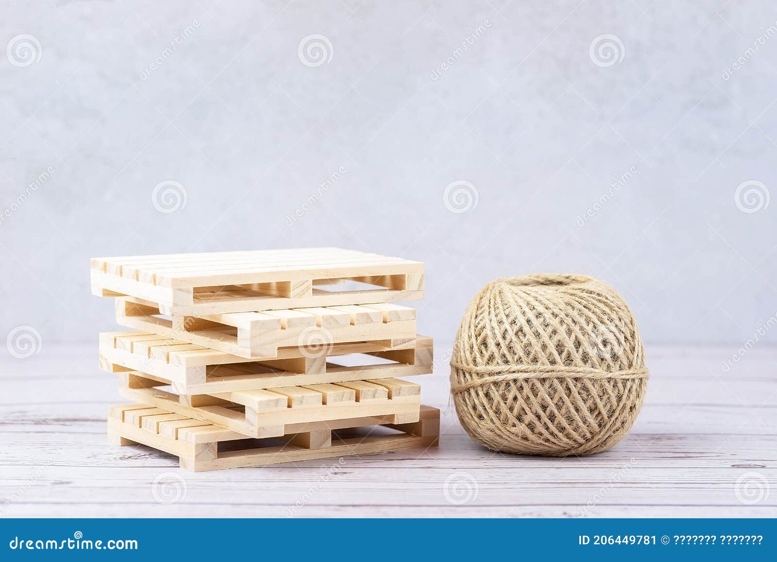 Pallet and packing rope stock image. Image of brown - 206449781