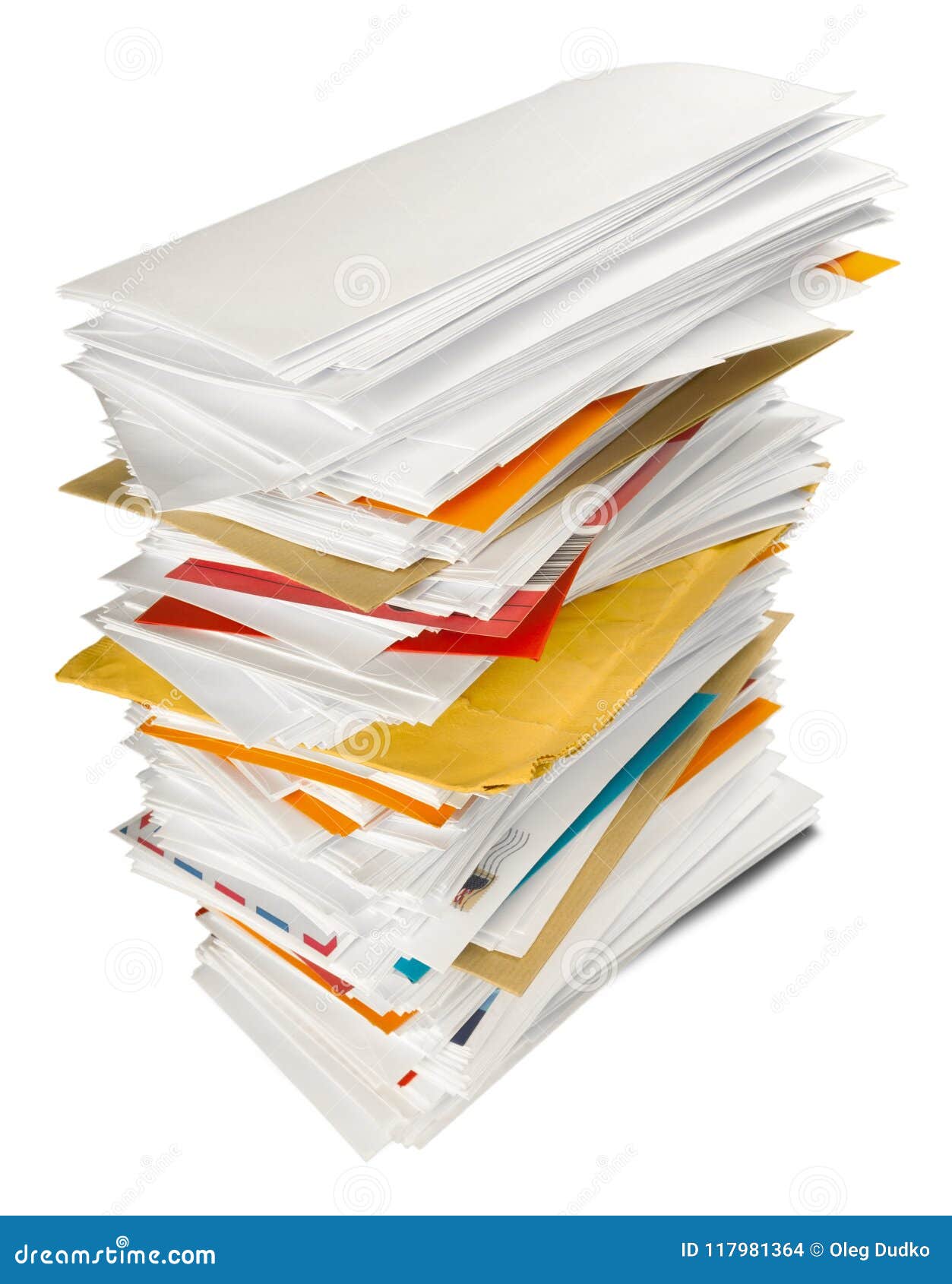 Stack of Envelopes stock photo. Image of letter, correspondence - 117981364