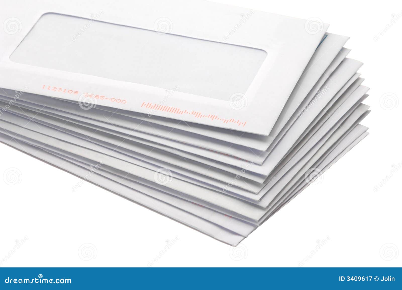 Stack of envelopes/letters stock image. Image of address - 3409617