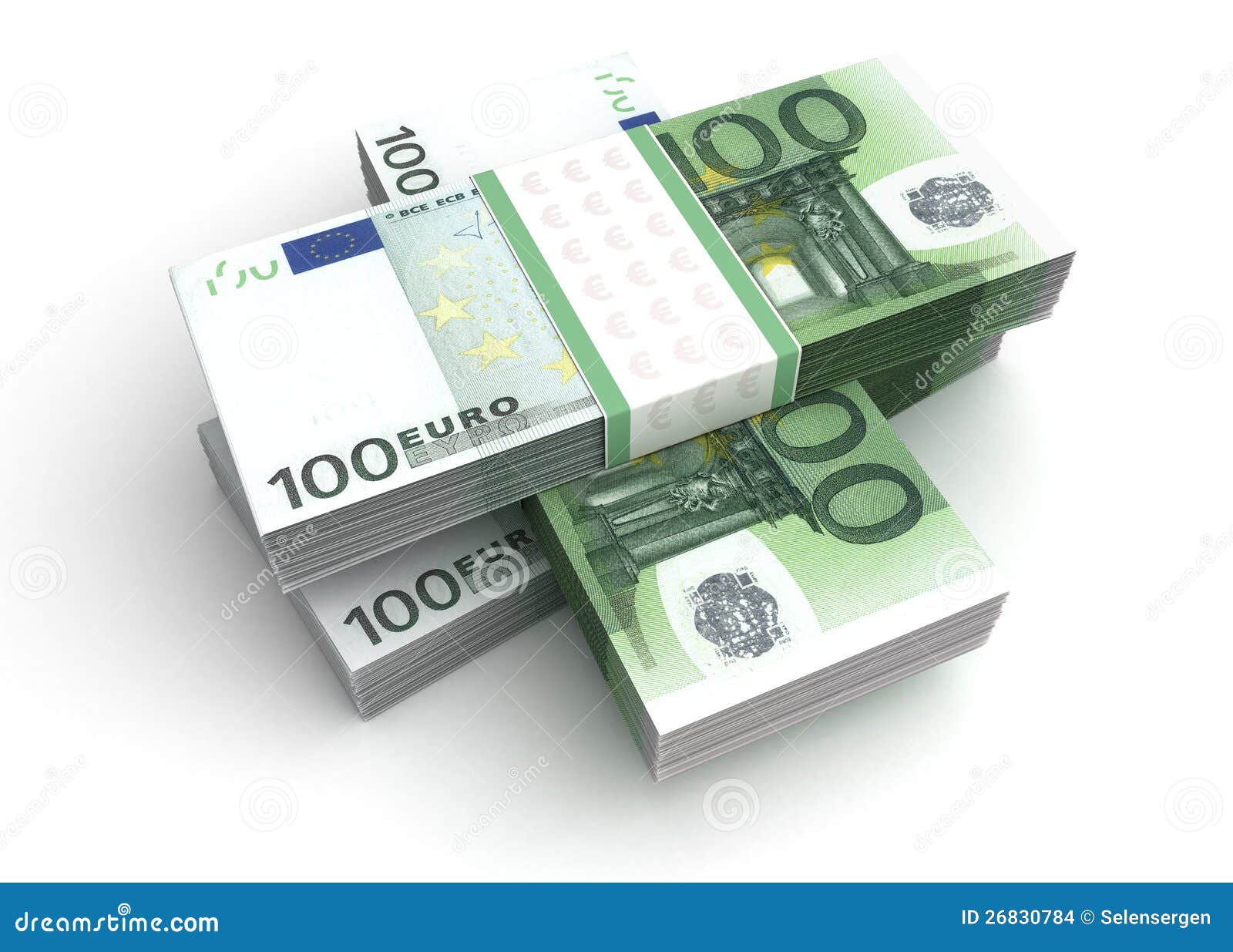 Stack of Euro stock illustration. Illustration of generated - 26830784