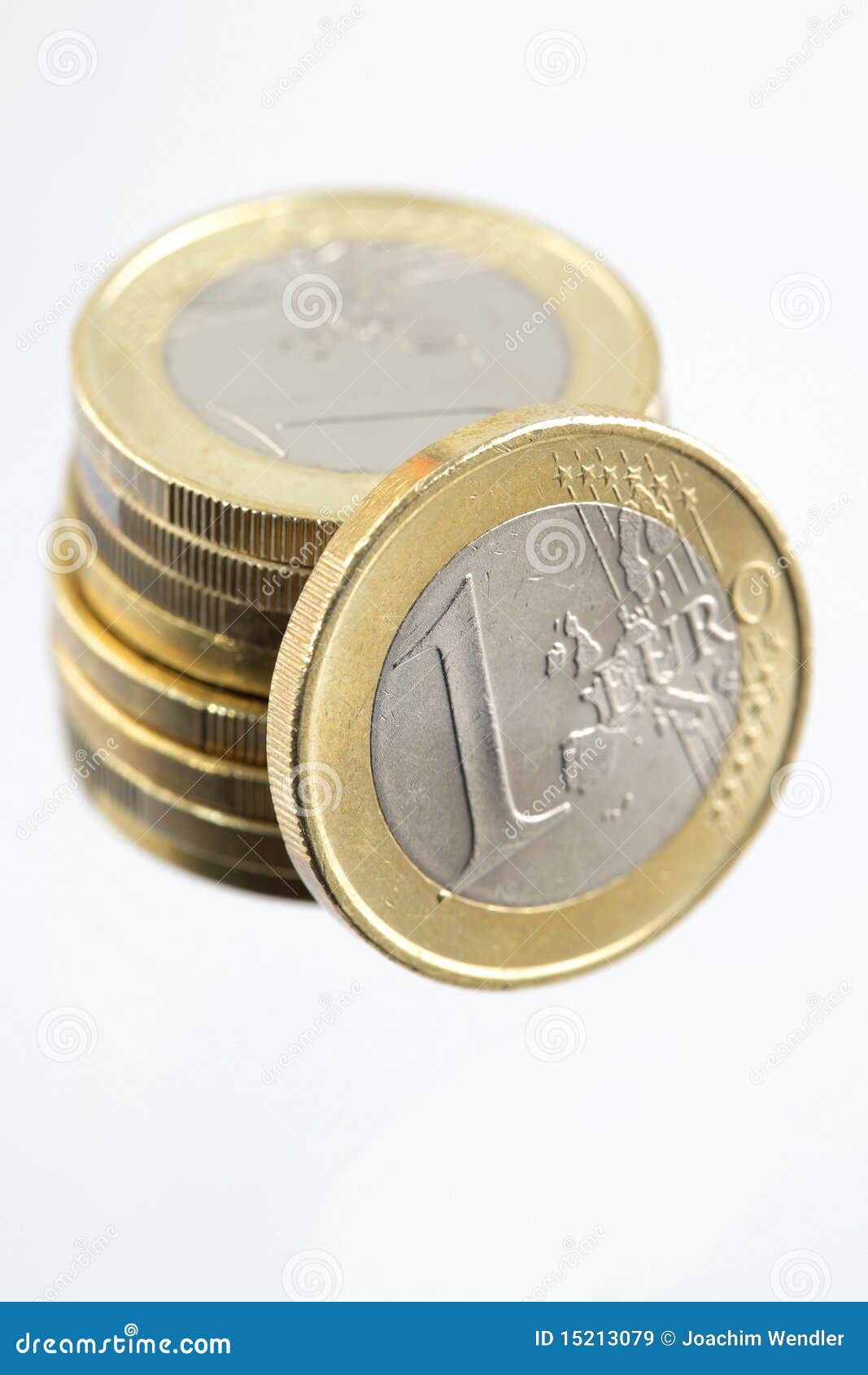 Stack of Euro coins stock image. Image of european, currency - 15213079